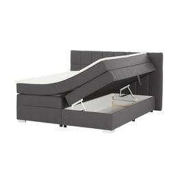 M&ouml;bel Kraft Boxspringbett grau Ma&szlig;e (cm): B: 202 H: 111 &raquo; M&ouml;bel Kraft