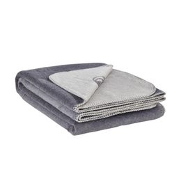 CS Schmal como Jacquard-Wendewohnplaid Hanna grau Baumwollmischgewebe Ma&szlig;e (cm): B: 130 &raquo; M&ouml;bel Kraft