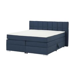 M&ouml;bel Kraft Boxspringbett blau Ma&szlig;e (cm): B: 202 H: 111 &raquo; M&ouml;bel Kraft