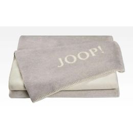 JOOP! Wohndecke Uni Doubleface grau Baumwollmischgewebe Ma&szlig;e (cm): B: 150 H: 1 &raquo; M&ouml;bel Kraft