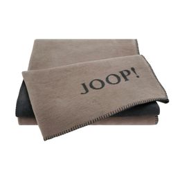 JOOP! Wohndecke Uni Doubleface beige Baumwollmischgewebe Ma&szlig;e (cm): B: 150 H: 1 &raquo; M&ouml;bel Kraft