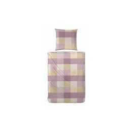 M&ouml;bel Kraft Biber Bettw&auml;sche-Set lila/violett Ma&szlig;e (cm): B: 155 H: 1 &raquo; M&ouml;bel Kraft