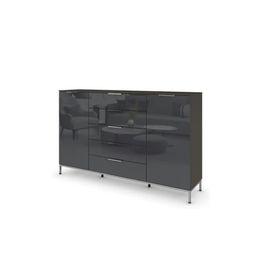 M&ouml;bel Kraft Highboard schwarz Ma&szlig;e (cm): B: 180 H: 111 &raquo; M&ouml;bel Kraft
