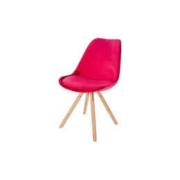 M&ouml;bel Kraft Esszimmerstuhl rot Ma&szlig;e (cm): B: 48 H: 81 &raquo; M&ouml;bel Kraft