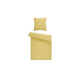 CS Schmal como Satin Bettw&auml;sche Cottage Blush gelb Ma&szlig;e (cm): B: 135 &raquo; M&ouml;bel Kraft