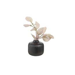 HOME STORY Vase schwarz Dolomite Ma&szlig;e (cm): H: 10 &Oslash;: 10.5 &raquo; M&ouml;bel Kraft