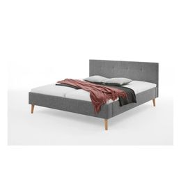 M&ouml;bel Kraft Polsterbett Beeston grau Ma&szlig;e (cm): B: 186 H: 100 &raquo; M&ouml;bel Kraft
