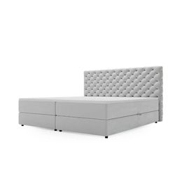GrainGold Boxbett mit Stauraum grau Ma&szlig;e (cm): B: 208 H: 119 &raquo; M&ouml;bel Kraft