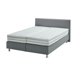 vanDoorn Boxspringbett Wendematratze - grau - Materialmix - 193 cm - 95 cm - Möbel Kraft
