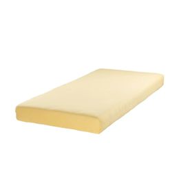 CS Schmal como Boxspring-Stretch-Spannbettlaken Uni Jersey 3700 gelb Ma&szlig;e (cm): B: 90 &raquo; M&ouml;bel Kraft