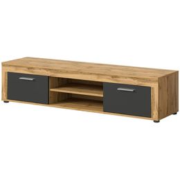 M&ouml;bel Kraft Lowboard holzfarben Ma&szlig;e (cm): B: 160 H: 37 T: 40.0 &raquo; M&ouml;bel Kraft
