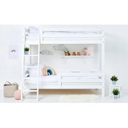 Hoppekids Etagenbett ECO Luxury wei&szlig; Ma&szlig;e (cm): B: 124 H: 177 &raquo; M&ouml;bel Kraft