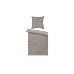 Levelone Fake Fur Bettw&auml;sche Corded braun Ma&szlig;e (cm): B: 135 &raquo; M&ouml;bel Kraft