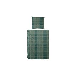 M&ouml;bel Kraft Flanell Bettw&auml;sche-Set gr&uuml;n Ma&szlig;e (cm): B: 135 H: 1 &raquo; M&ouml;bel Kraft