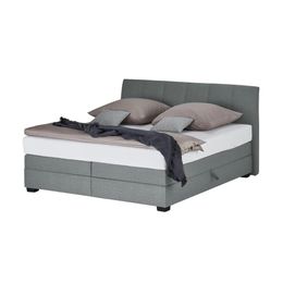 vanDoorn Boxspringbett Chiara - grau - Materialmix - 212 cm - 107 cm - Möbel Kraft
