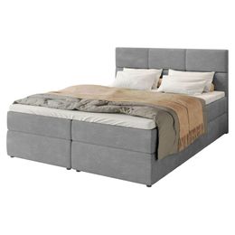 M&ouml;bel Kraft Boxbett Boston grau Ma&szlig;e (cm): B: 140 H: 102 &raquo; M&ouml;bel Kraft