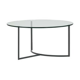 M&ouml;bel Kraft Couchtisch transparent/klar Ma&szlig;e (cm): H: 36 &Oslash;: 70.0 &raquo; M&ouml;bel Kraft