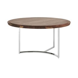 M&ouml;bel Kraft Couchtisch holzfarben Ma&szlig;e (cm): H: 42 &Oslash;: 70.0 &raquo; M&ouml;bel Kraft