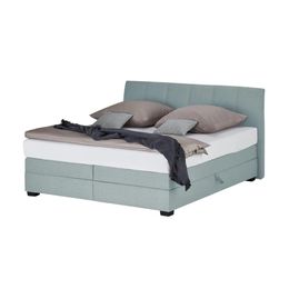 vanDoorn Boxspringbett Chiara - blau - Materialmix - 212 cm - 107 cm - Möbel Kraft
