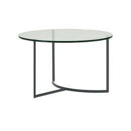 M&ouml;bel Kraft Couchtisch transparent/klar Ma&szlig;e (cm): H: 41 &Oslash;: 70.0 &raquo; M&ouml;bel Kraft