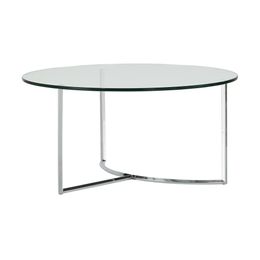 M&ouml;bel Kraft Couchtisch transparent/klar Ma&szlig;e (cm): H: 36 &Oslash;: 70.0 &raquo; M&ouml;bel Kraft