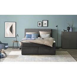 Boxi Boxspringbett mit Bettkasten Boxi Classic grau Ma&szlig;e (cm): B: 180 H: 125 &raquo; M&ouml;bel Kraft