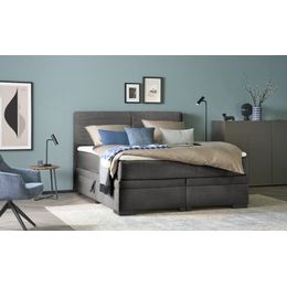 Boxi Boxspringbett mit Bettkasten Boxi Classic grau Ma&szlig;e (cm): B: 180 H: 125 &raquo; M&ouml;bel Kraft