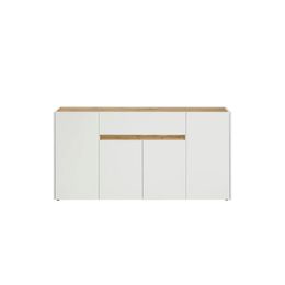 Möbel Kraft Sideboard weiß Maße (cm): B: 170 H: 84 T: 40.0 » Möbel Kraft