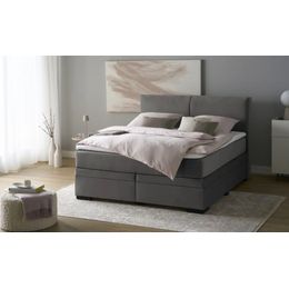 Boxi Boxspringbett mit Bettkasten Boxi Classic grau Ma&szlig;e (cm): B: 160 H: 125 &raquo; M&ouml;bel Kraft