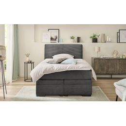 Boxi Boxspringbett mit Bettkasten Boxi Classic grau Ma&szlig;e (cm): B: 140 H: 125 &raquo; M&ouml;bel Kraft