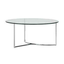 M&ouml;bel Kraft Couchtisch transparent/klar Ma&szlig;e (cm): H: 31 &Oslash;: 70.0 &raquo; M&ouml;bel Kraft