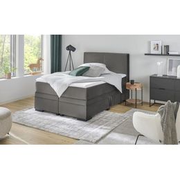 Boxi Boxspringbett mit Bettkasten Boxi Classic grau Ma&szlig;e (cm): B: 140 H: 125 &raquo; M&ouml;bel Kraft