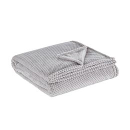 CS Schmal como Coralfleece Decke grau Synthetik Ma&szlig;e (cm): B: 220 &raquo; M&ouml;bel Kraft