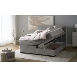 Boxi Boxspringbett mit Bettkasten Boxi Classic grau Ma&szlig;e (cm): B: 160 H: 125 &raquo; M&ouml;bel Kraft