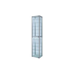 M&ouml;bel Kraft Vitrine silber Ma&szlig;e (cm): B: 50 H: 227 T: 30.0 &raquo; M&ouml;bel Kraft