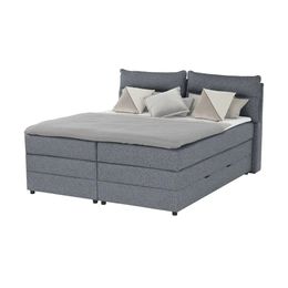 M&ouml;bel Kraft Boxspringbett mit Bettkasten blau Ma&szlig;e (cm): B: 153 H: 109 &raquo; M&ouml;bel Kraft