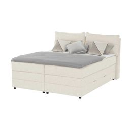 M&ouml;bel Kraft Boxspringbett mit Bettkasten beige Ma&szlig;e (cm): B: 193 H: 109 &raquo; M&ouml;bel Kraft