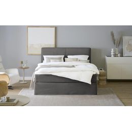 Boxi Boxspringbett Boxi Classic grau Ma&szlig;e (cm): B: 180 H: 125 &raquo; M&ouml;bel Kraft