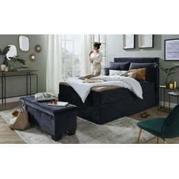 Boxi Boxspringbett 140 x 200 cm Boxi blau Ma&szlig;e (cm): B: 140 H: 125 &raquo; M&ouml;bel Kraft