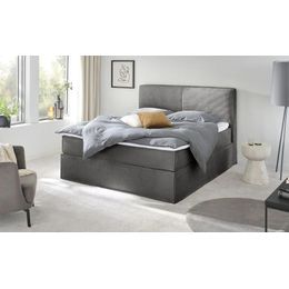 Boxi Boxspringbett Boxi grau Ma&szlig;e (cm): B: 160 H: 125 &raquo; M&ouml;bel Kraft