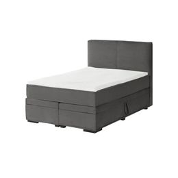 Boxi Boxspringbett mit Bettkasten grau Ma&szlig;e (cm): B: 140 H: 125 &raquo; M&ouml;bel Kraft