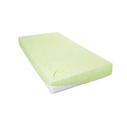 CS Schmal como Jersey-Spannbetttuch gr&uuml;n Ma&szlig;e (cm): B: 90 &raquo; M&ouml;bel Kraft