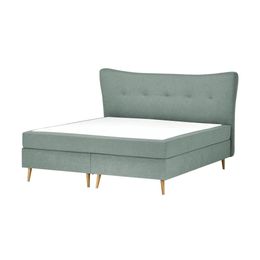 M&ouml;bel Kraft Boxspringbett t&uuml;rkis/petrol Ma&szlig;e (cm): B: 157 H: 122 &raquo; M&ouml;bel Kraft