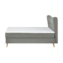 M&ouml;bel Kraft Boxspringbett grau Ma&szlig;e (cm): B: 177 H: 122 &raquo; M&ouml;bel Kraft