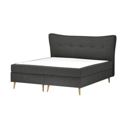 M&ouml;bel Kraft Boxspringbett grau Ma&szlig;e (cm): B: 157 H: 122 &raquo; M&ouml;bel Kraft