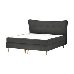 M&ouml;bel Kraft Boxspringbett grau Ma&szlig;e (cm): B: 217 H: 122 &raquo; M&ouml;bel Kraft
