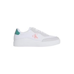 Calvin Klein Jeans Sneaker 'CLASSIC' Herren Größe 40 jade / orange / weiß