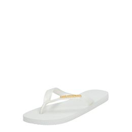 Havaianas Zehentrenner Damen Gr&ouml;&szlig;e 35/36 gold / wei&szlig;