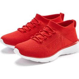 Lascana Damen Sneaker rot Gr&ouml;&szlig;e 37