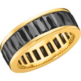 CR&Eacute;ATION L Damen Ring Silber vergoldet 925 Gr&ouml;&szlig;e 18